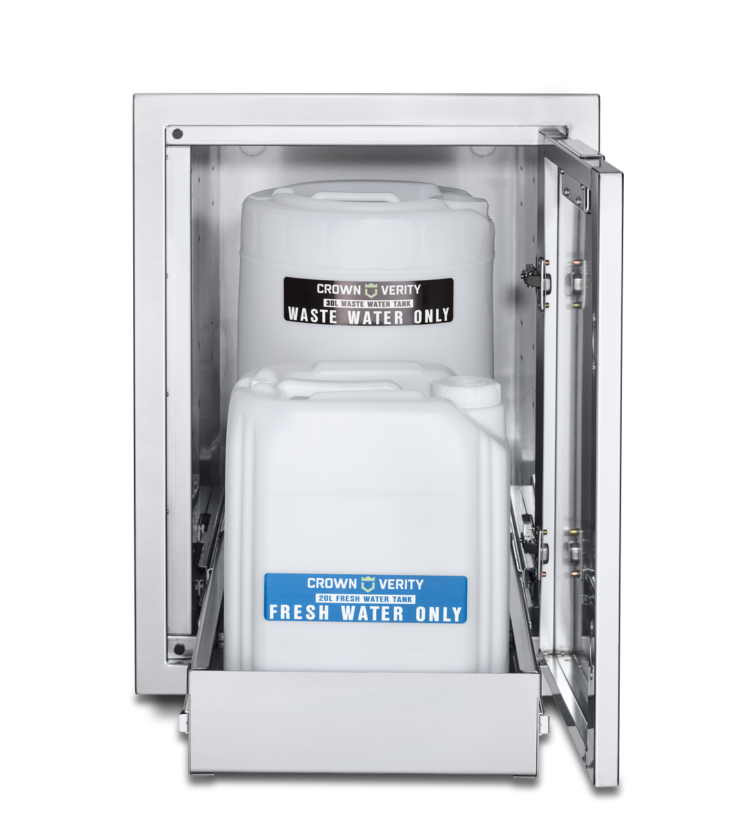 Infinite Series Large Built-In Cabinet with Water Bin Storage | Crown ...